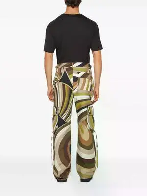 Emilio Pucci Iride-print Cargo Trousers