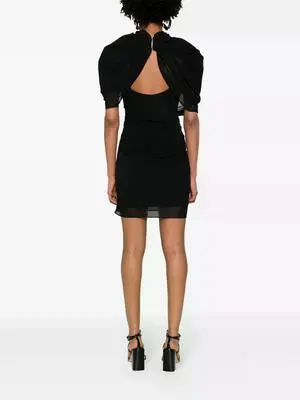 Jacquemus La Robe Castagna" Draped Mousseline Mini Dress