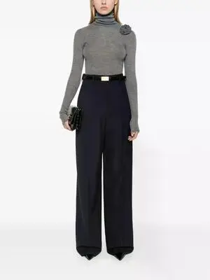 Valentino Garavani High-waisted Tailored Wool Trousers