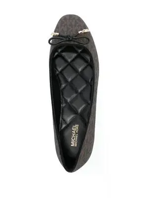 Michael Kors Nori Leather Ballerina Shoes