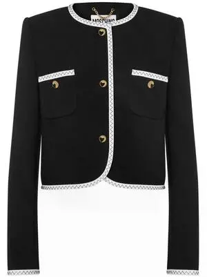 Moschino Single-breasted Jacket - Black