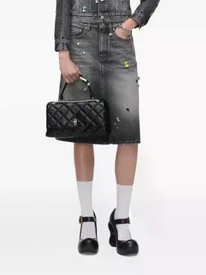 Marc Jacobs Quilted Convertible Shoulder Bag - Black