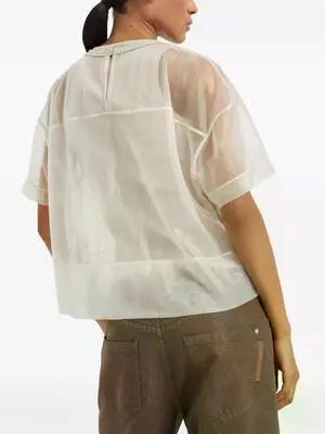 Brunello Cucinelli Semi-sheer Layered T-shirt
