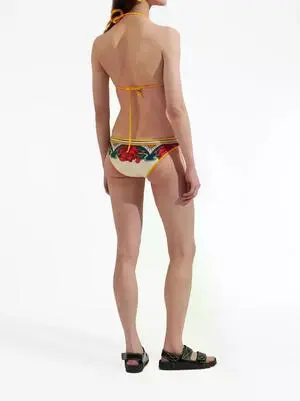 La DoubleJ Tropical-print Bikini Bottoms