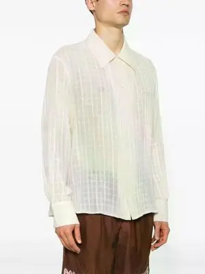 Séfr Ignacio Check-pattern Long-sleeve Shirt