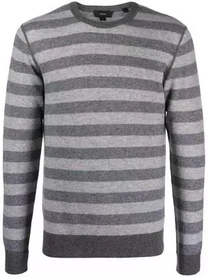 Vince Striped Knit Jumper