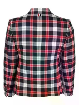 Thom Browne Tartan Single-breasted Blazer