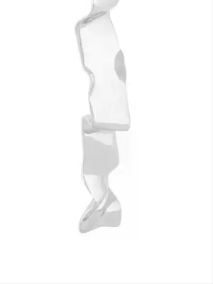 COUP DE COEUR Wave Drop Earrings - Silver