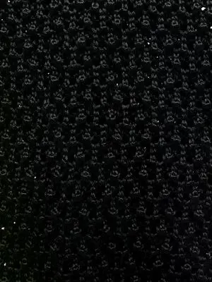 Polo Ralph Lauren Solid Knit Silk Neck Tie - Black