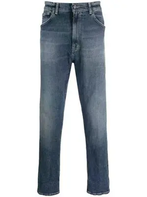 DONDUP Logo-patch Straight-leg Jeans