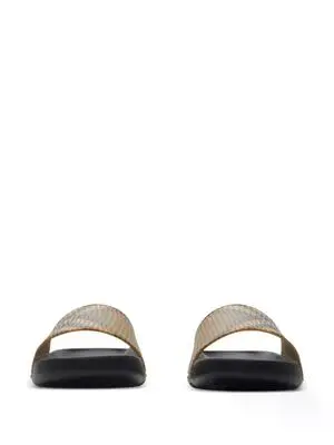 Burberry Classic Check Slides - Neutrals