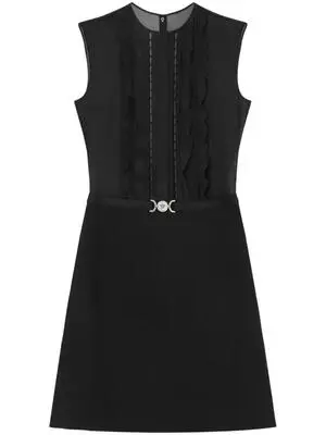 Versace A-line Silk Georgette Mini Dress