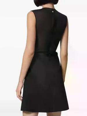 Versace A-line Silk Georgette Mini Dress