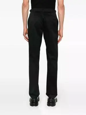 Versace Medusa Biggie Mid-rise Straight-leg Trousers - Black