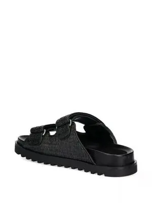 Guess Woven Strap Flat Sandals