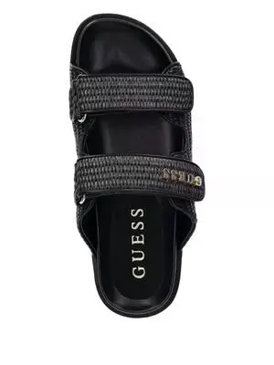 Guess Woven Strap Flat Sandals