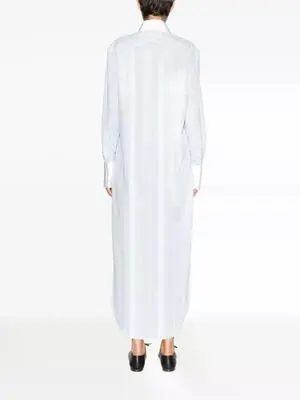 Thom Browne Striped Cotton Shirt Dress