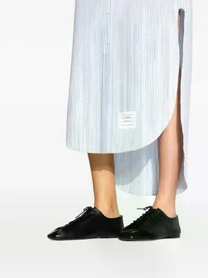 Thom Browne Striped Cotton Shirt Dress