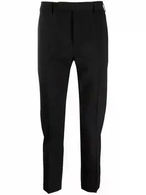 PT TORINO Stretch-virgin Wool Slim-fit Trousers - Black