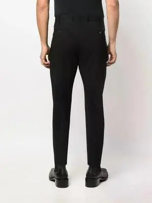 PT TORINO Stretch-virgin Wool Slim-fit Trousers - Black