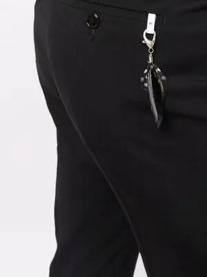 PT TORINO Stretch-virgin Wool Slim-fit Trousers - Black