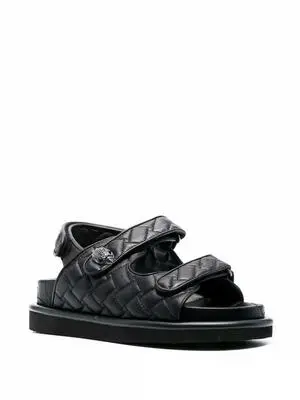Kurt Geiger Quilted Touch-strap Sandals