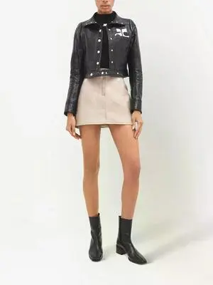 COURREGES Reedition Vinyl Jacket - Black