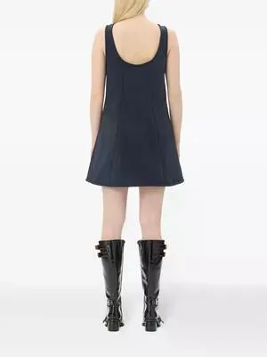 GANNI Button-fastening Mini Dress