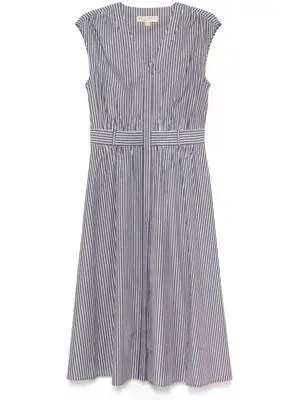 Michael Kors Striped Midi Dress