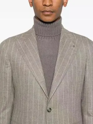 Tagliatore Pinstriped Suit - Grey