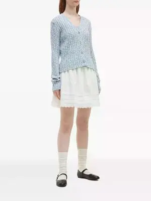B+AB Wide-ribbed Cardigan