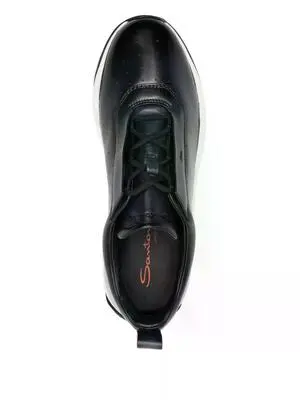 Santoni Leather Sneakers