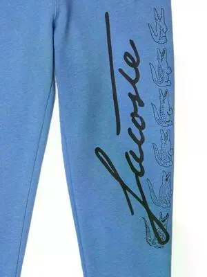 Lacoste Printed Track Pants - Blue
