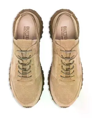 BUTTERO® Lace-up Suede Sneakers - Neutrals