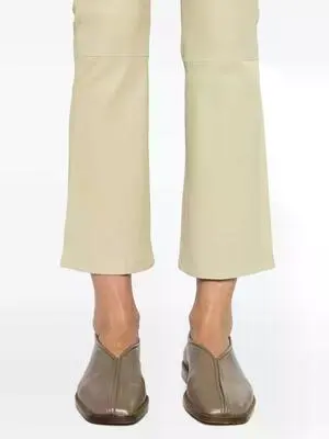ARMA Flared Lambskin Leather Trousers