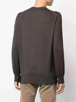 Paul & Shark Virgin Wool Crew Neck Jumper - Brown