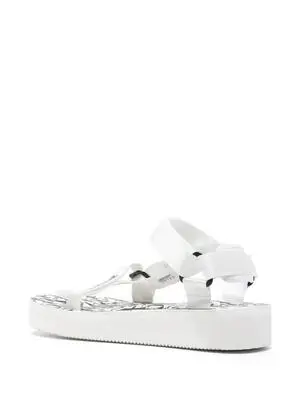 SUICOKE X PALM ANGELS Logo-print Sandals