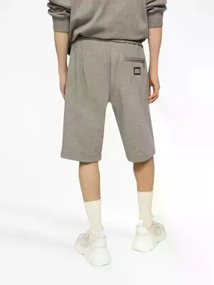 Dolce & Gabbana Logo-tag Track Shorts - Grey