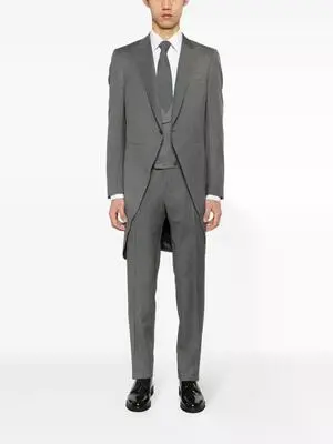 Canali Single-breasted Wool Suit - Grey