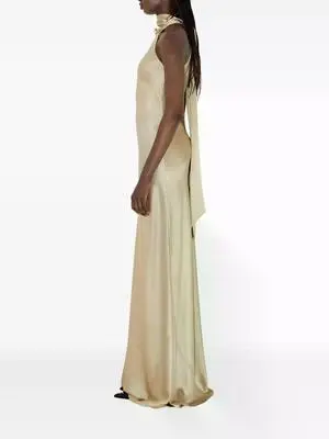 Galvan Sienna Gown Dress - Neutrals