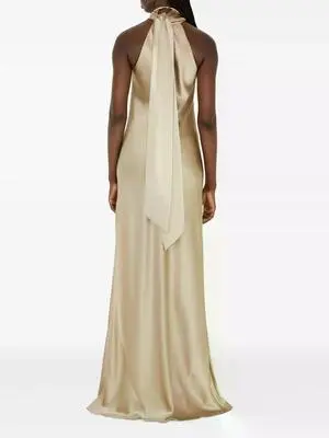 Galvan Sienna Gown Dress - Neutrals
