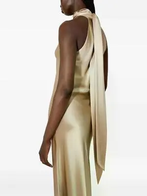 Galvan Sienna Gown Dress - Neutrals