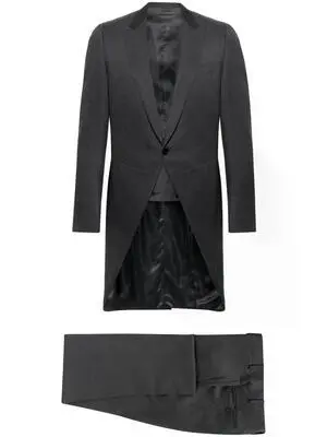 Canali Single-breasted Wool Suit - Grey