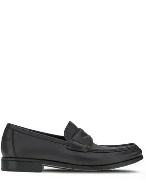 FERRAGAMO Chunky Leather Penny Loafers