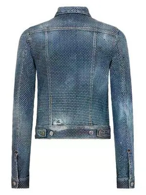 Dsquared2 Crystal-embellished Denim Jacket