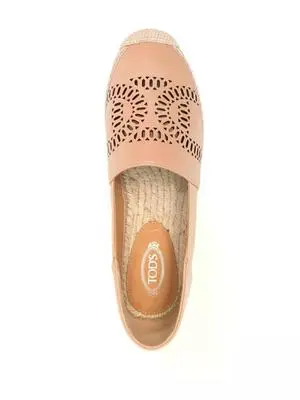 TOD'S Kate Leather Espadrilles
