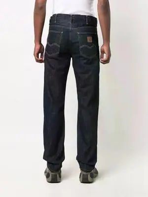 Carhartt Work In Progress Logo-patch Denim Jeans