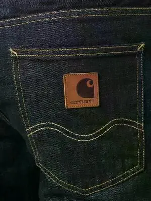 Carhartt Work In Progress Logo-patch Denim Jeans