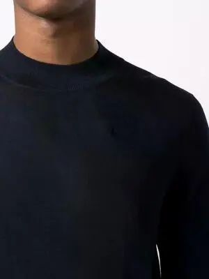 BARBA NAPOLI Crew-neck Knit Jumper - Blue