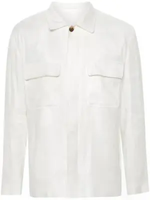 LARDINI Twill Shirt Jacket